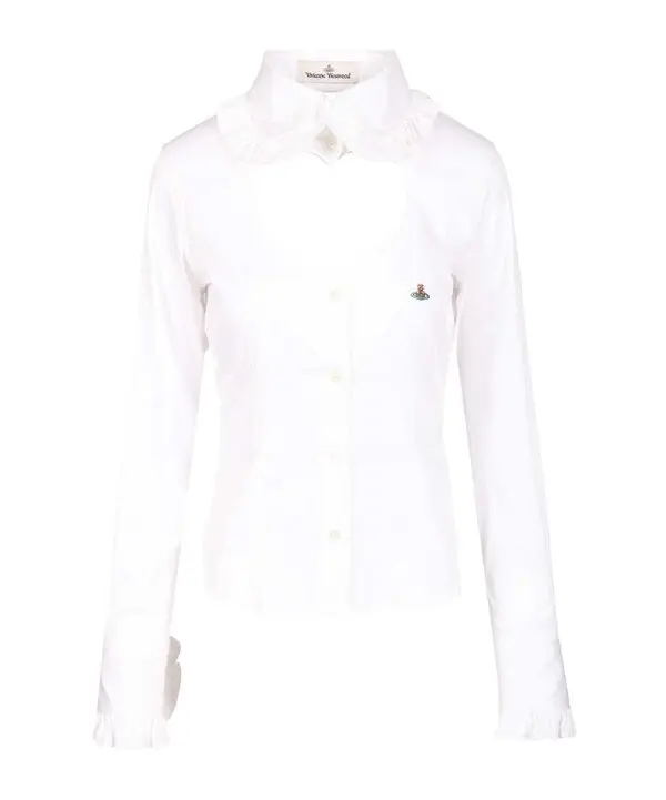 VIVIENNE WESTWOOD Toulouse Frill Shirt - White