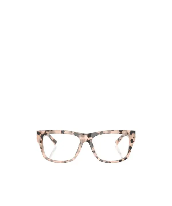 JIMMY CHOO Geometric Plano Eyeglasses - Nude