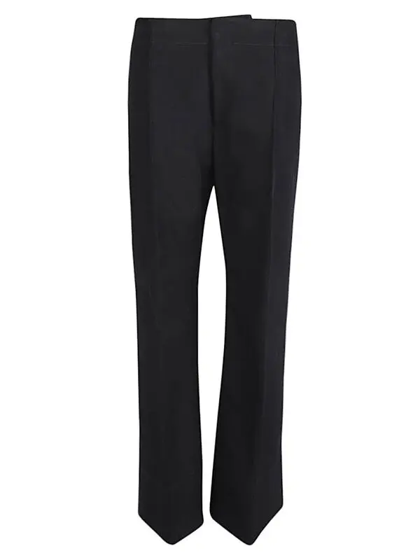 Bottega Veneta Logo Casual Trousers - Blue