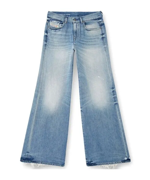 DIESEL® 1978 D-akemi Wide-leg Jeans - Light Blue