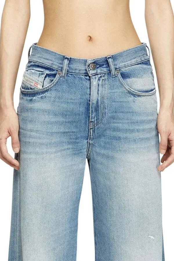 DIESEL® 1978 D-akemi Wide-leg Jeans