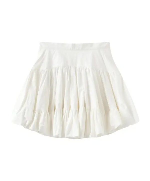 MARISSA CHIARA Button Detailed Ruched Skirt