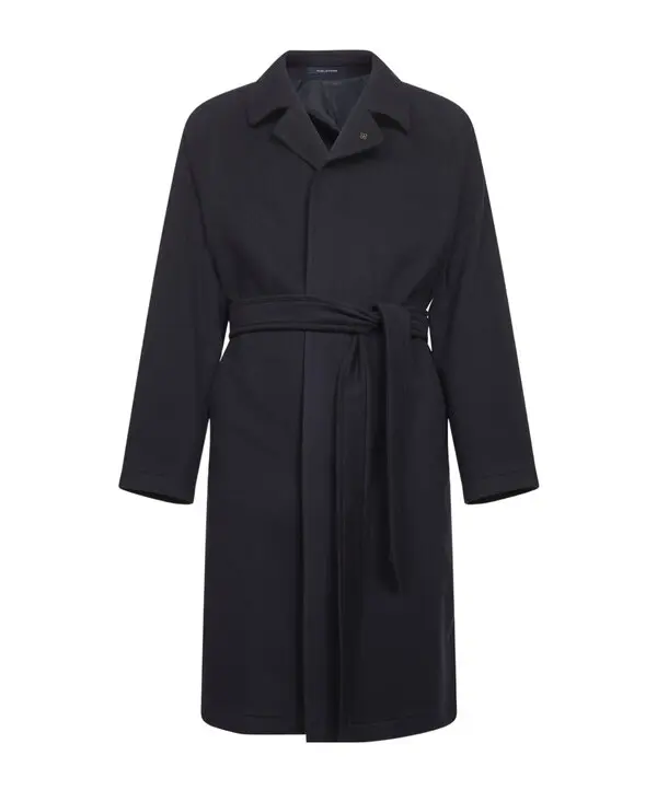 Tagliatore Belted Raglan Sleeve Coat