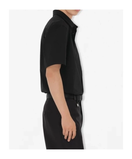 Burberry Ekd Cotton Shirt - Black