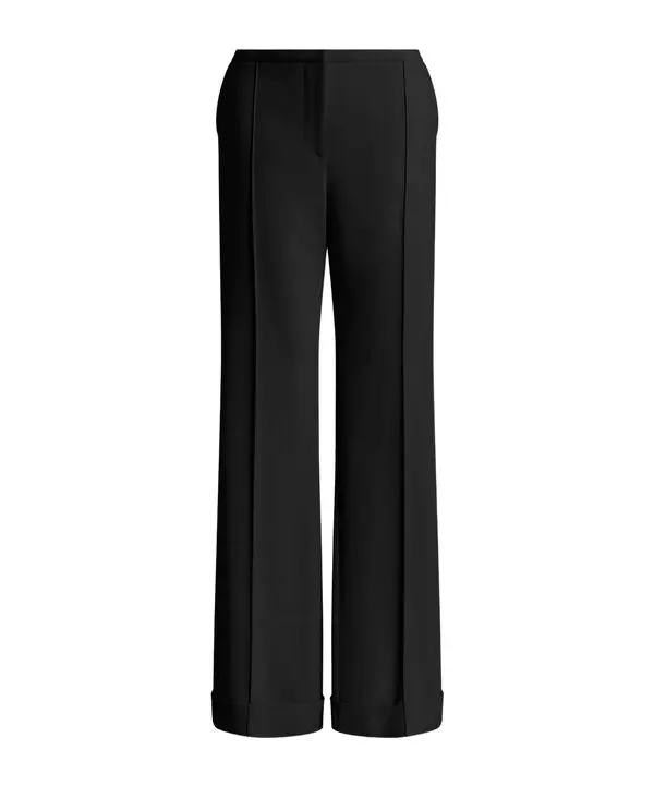 Alberta Ferretti Cady Tailored Trousers - Black