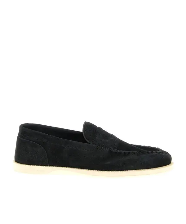John Lobb Padded Stitching Loafers