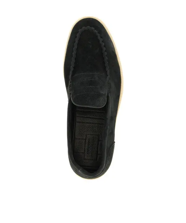 John Lobb Padded Stitching Loafers