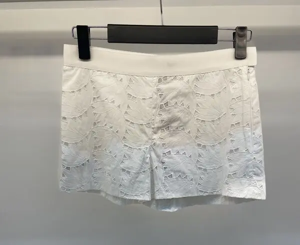 Max Mara Embroidered Wide-leg Shorts