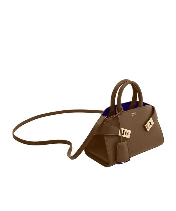 FERRAGAMO Mini Hug Top Handle Bag