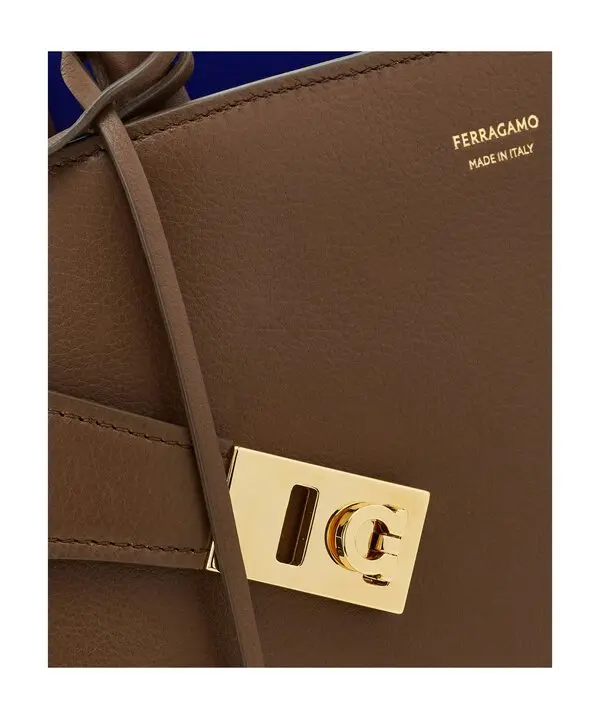 FERRAGAMO Mini Hug Top Handle Bag
