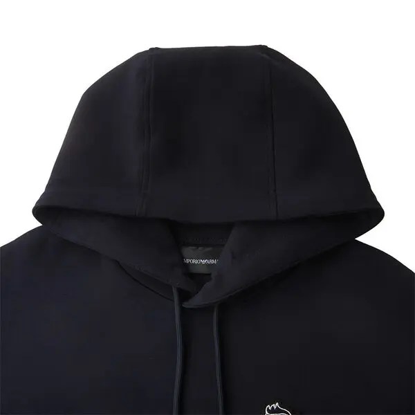 Emporio Armani Patch Detail Hoodie
