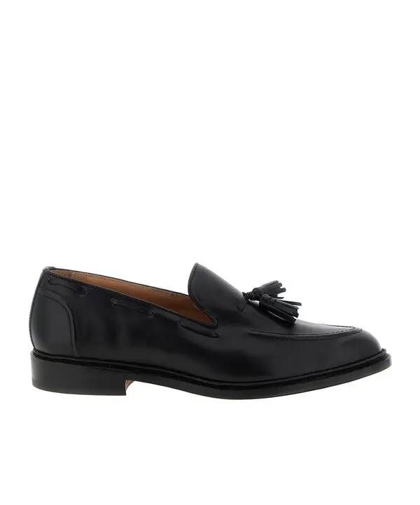 TRICKER'S Round Toe Loafers - Black