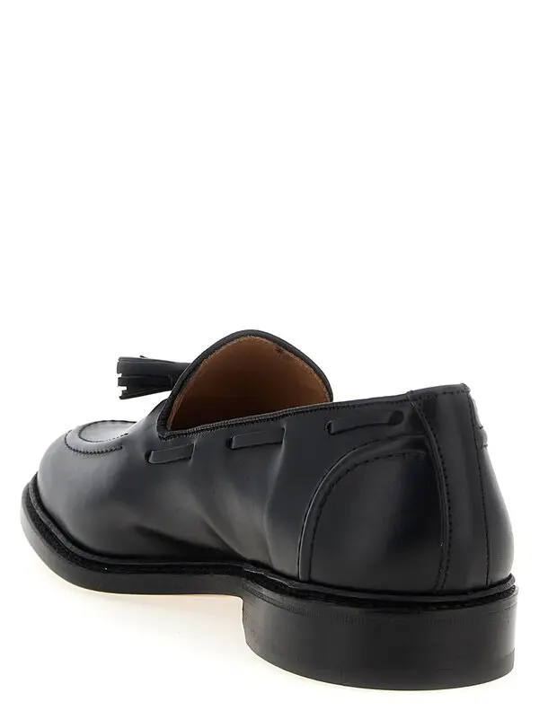 TRICKER'S Round Toe Loafers - Black
