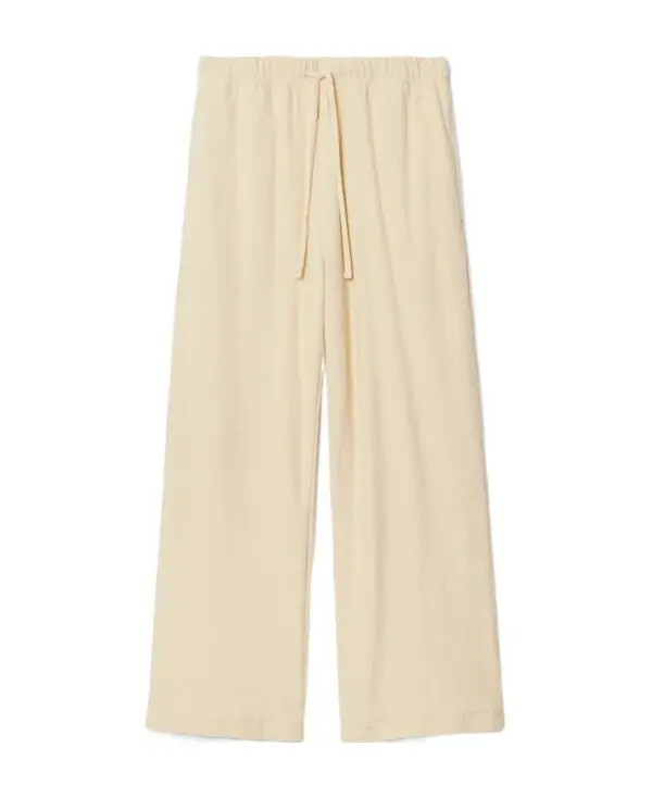Burberry Straight-leg Towelling Finish Trousers - Nude