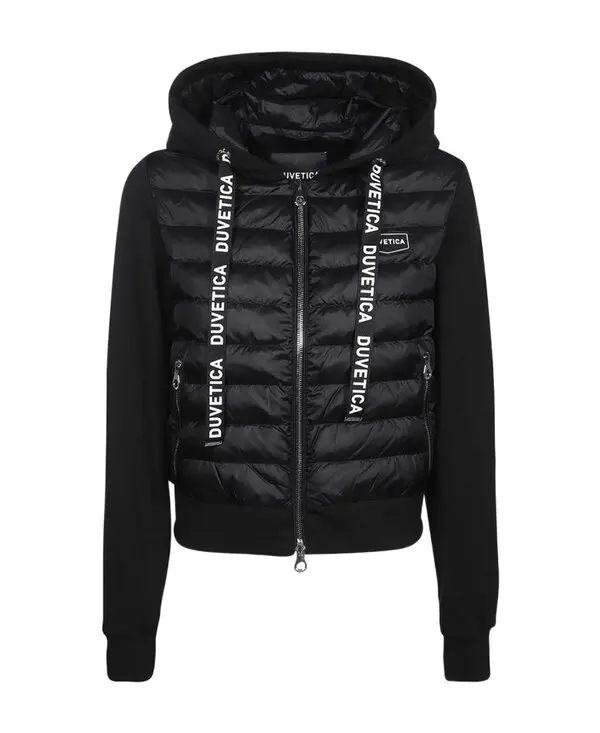 Duvetica Logo Patch Zip-up Hoodie