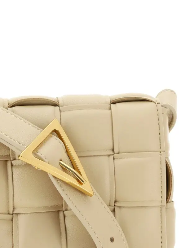 Bottega Veneta Padded Cassette Crossbody Bag - Nude