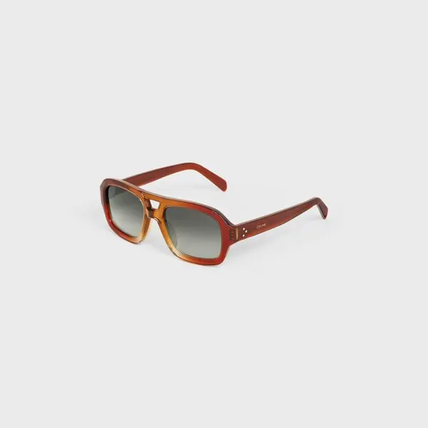 Celine Acetate 62 Sunglasses - Gray