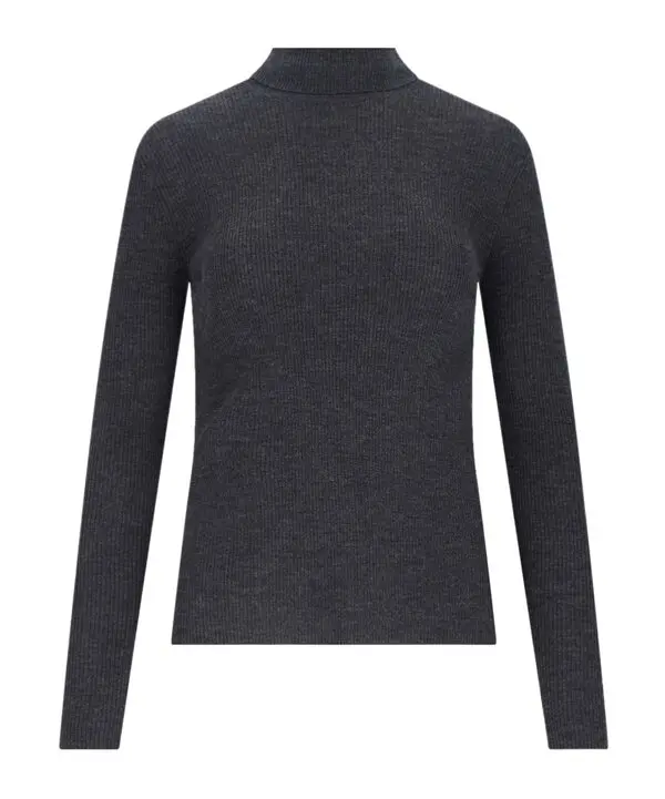P.a.r.o.s.h Ribbed Turtleneck Sweater With Back Slit