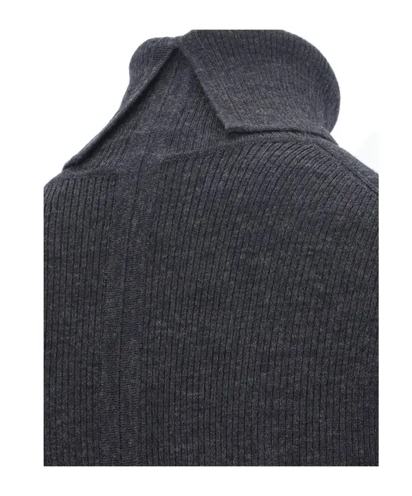 P.a.r.o.s.h Ribbed Turtleneck Sweater With Back Slit