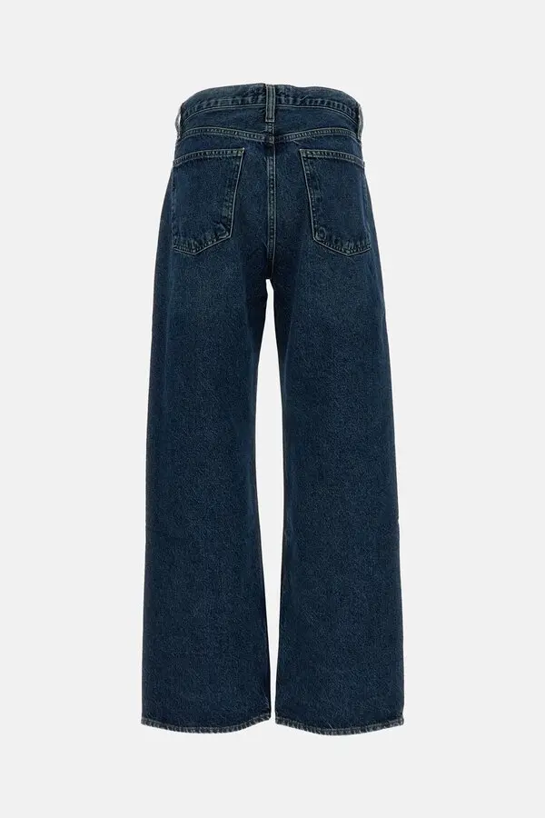 AGOLDE High-rise Wide-leg Jeans With Button Detail - No