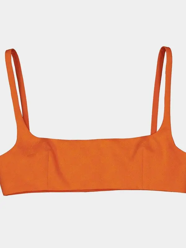 Gucci Gg Gabardine Crop Top