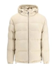 Etro Quilted Hooded Down Jacket - Light Brown