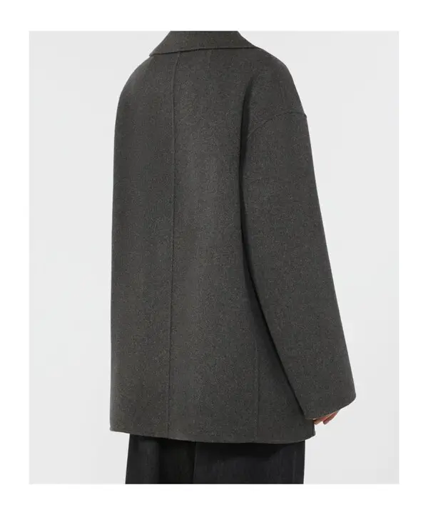 Max Mara Wool Draped Double-breasted Jacket