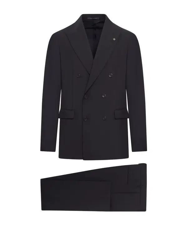 Tagliatore Double-breasted Suit - Black