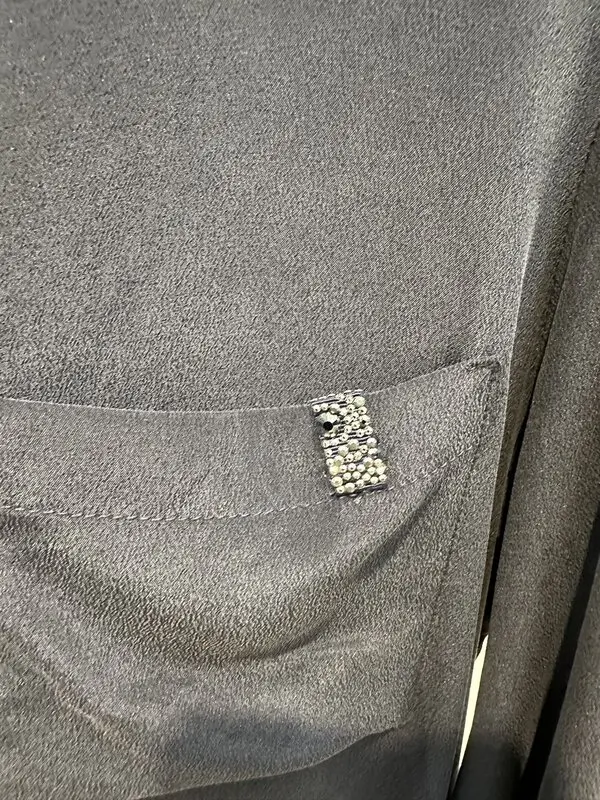 Max Mara Long-sleeved Shirt With Logo Detail - No