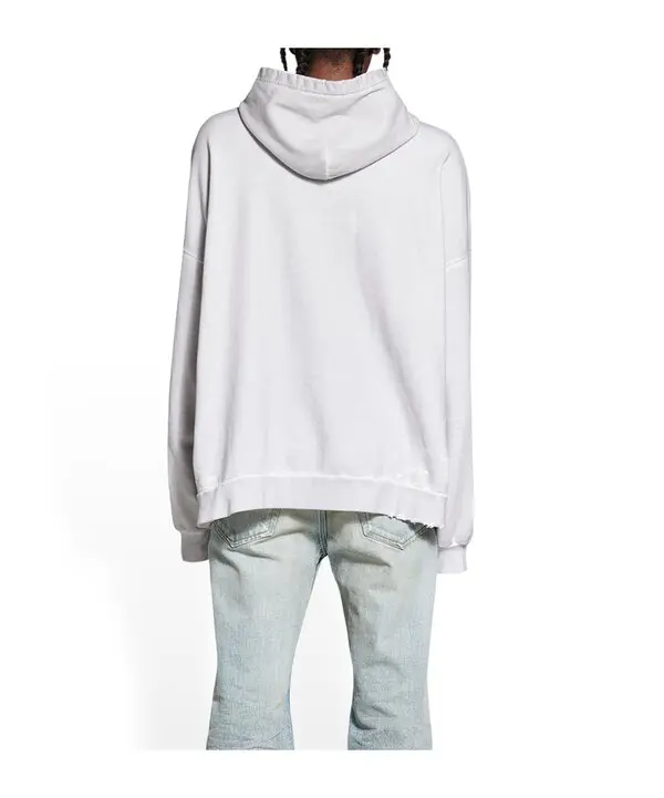 Balenciaga Graphic Printed Long Sleeve Hoodie