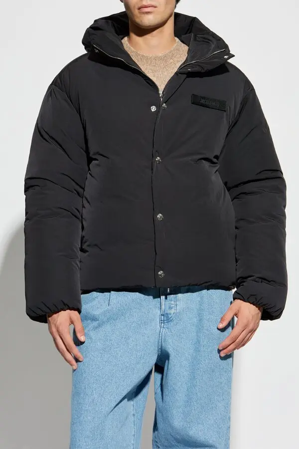 Jacquemus Logo Patch Padded Coat