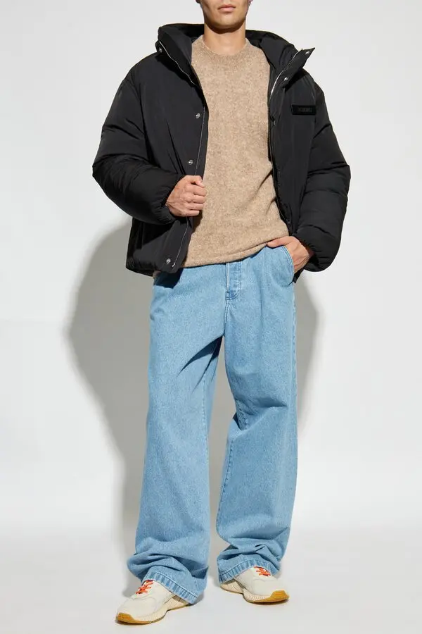 Jacquemus Logo Patch Padded Coat