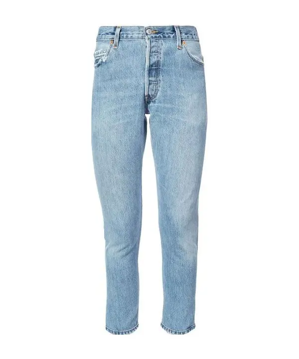 RE/DONE High-rise Cropped Jeans