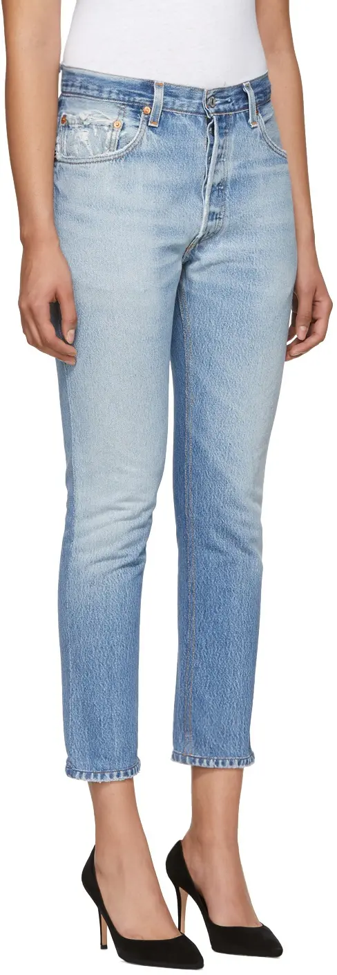 RE/DONE High-rise Cropped Jeans