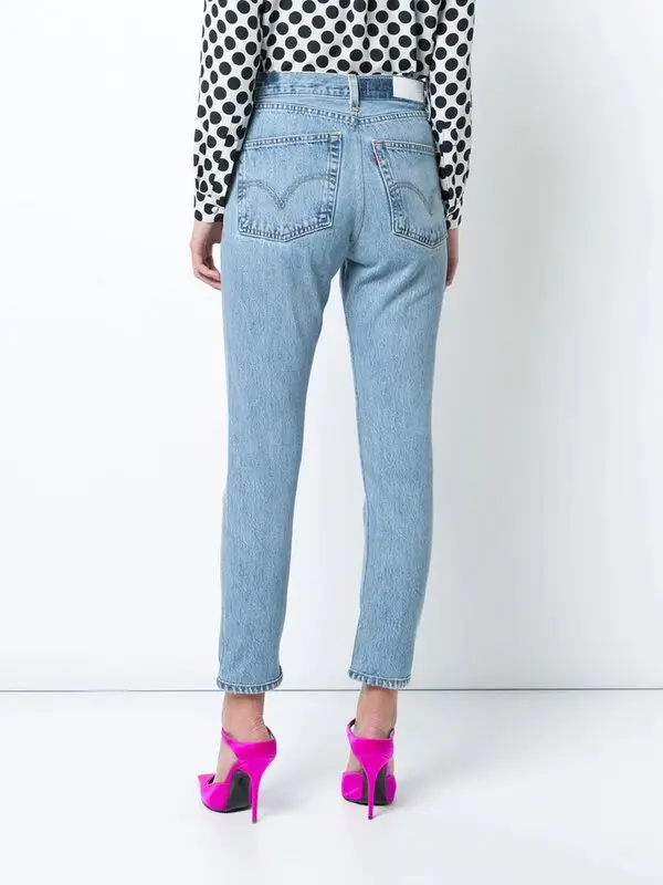 RE/DONE High-rise Cropped Jeans