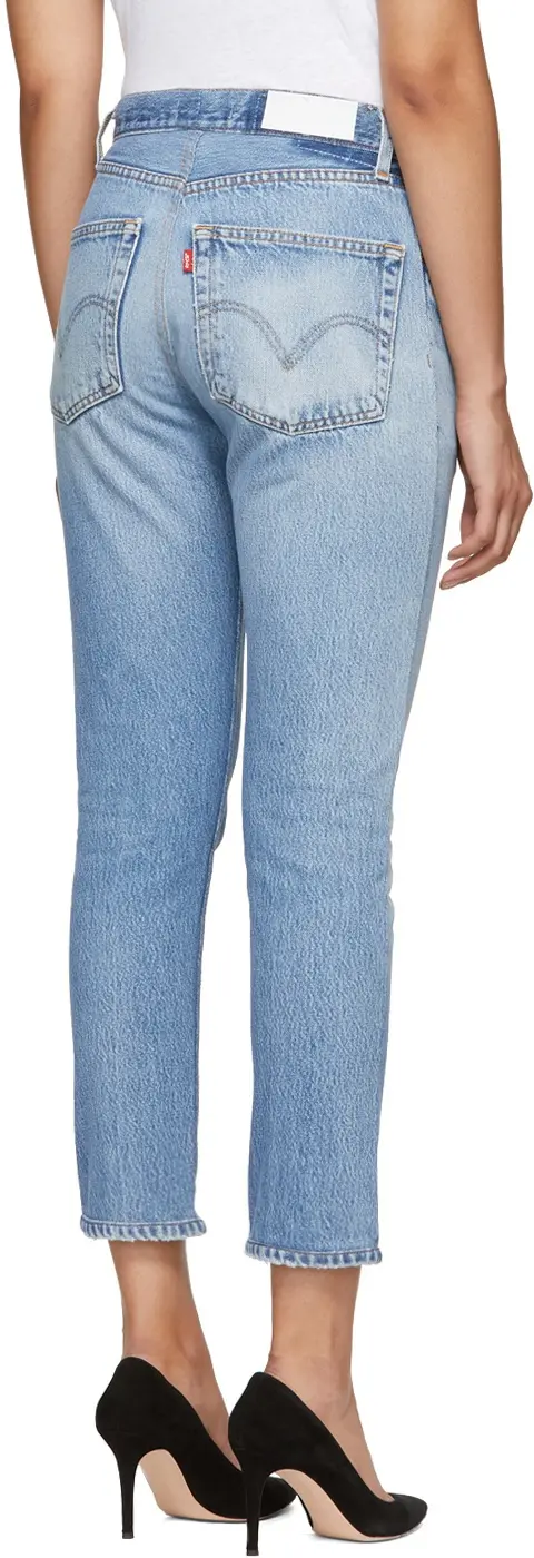 RE/DONE High-rise Cropped Jeans