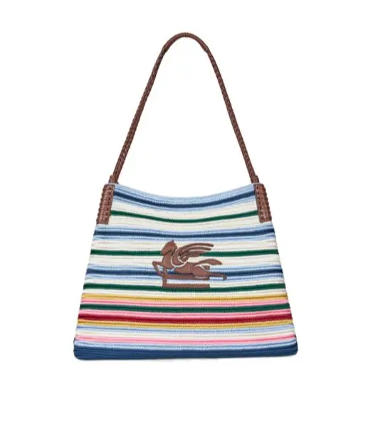 Etro Pegaso Symbol Medium Libra Tote Bag - Multicolor