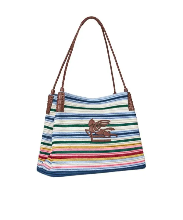 Etro Pegaso Symbol Medium Libra Tote Bag - Multicolor