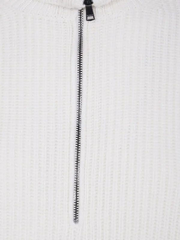 Max Mara Nadar Quarter-zip Knitted Jumper