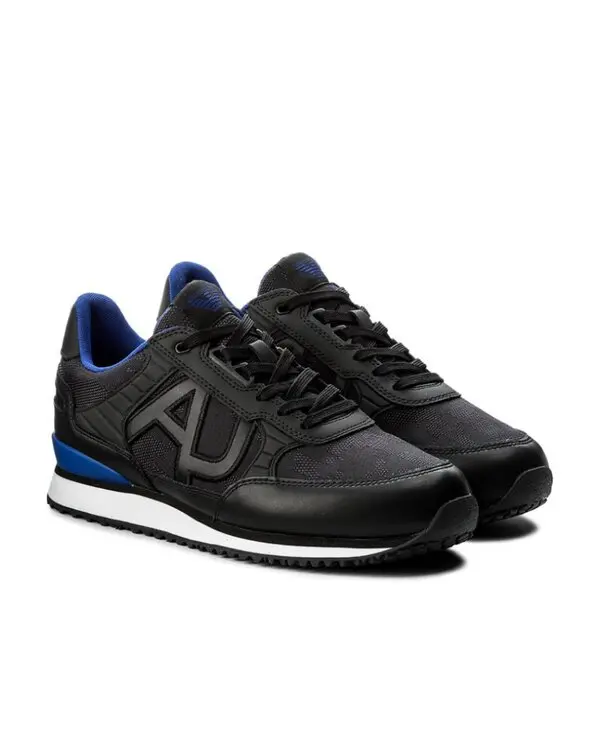 Emporio Armani Lace-up Sneakers - Black