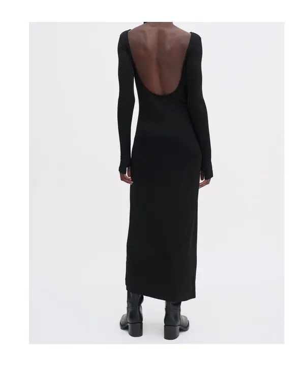 Filippa K Scooped Back Jersey Maxi Dress