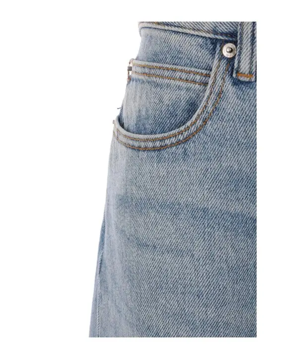 Alexander Wang Mesh Back Wide-leg Jeans