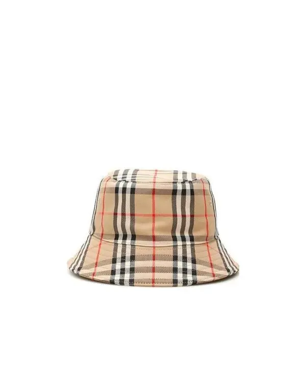 Burberry Vintage Check Bucket Hat - Nude