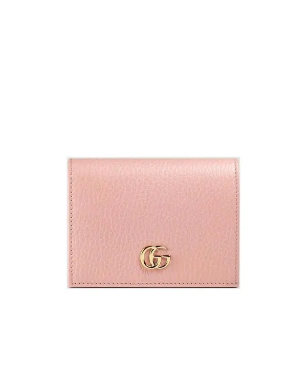 Gucci Leather Card Case - Pink