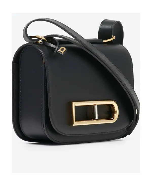 Delvaux Small Lingot Shoulder Bag - Black
