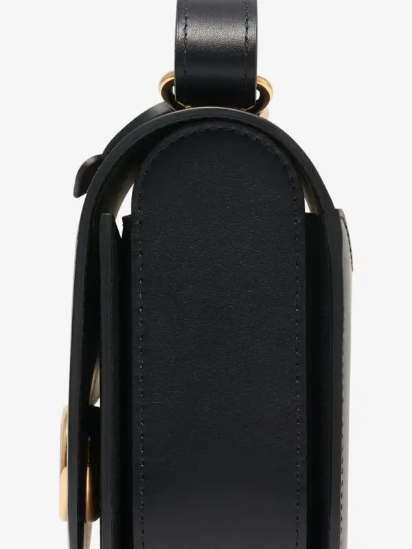 Delvaux Small Lingot Shoulder Bag - Black