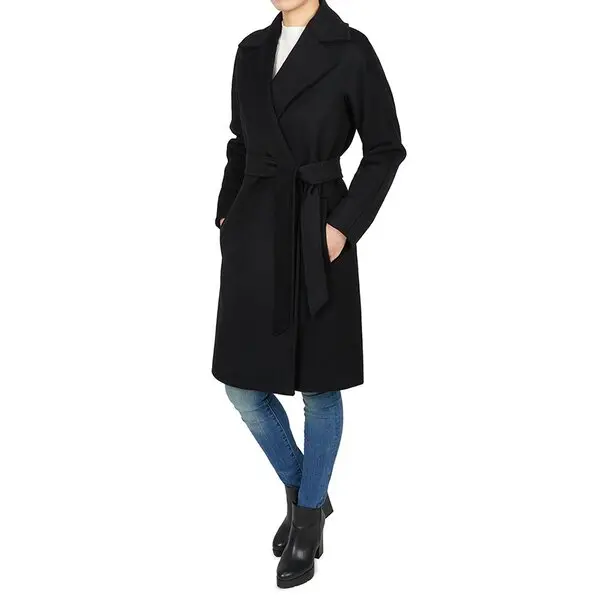 Max Mara Dravenna Belted Coat - Black