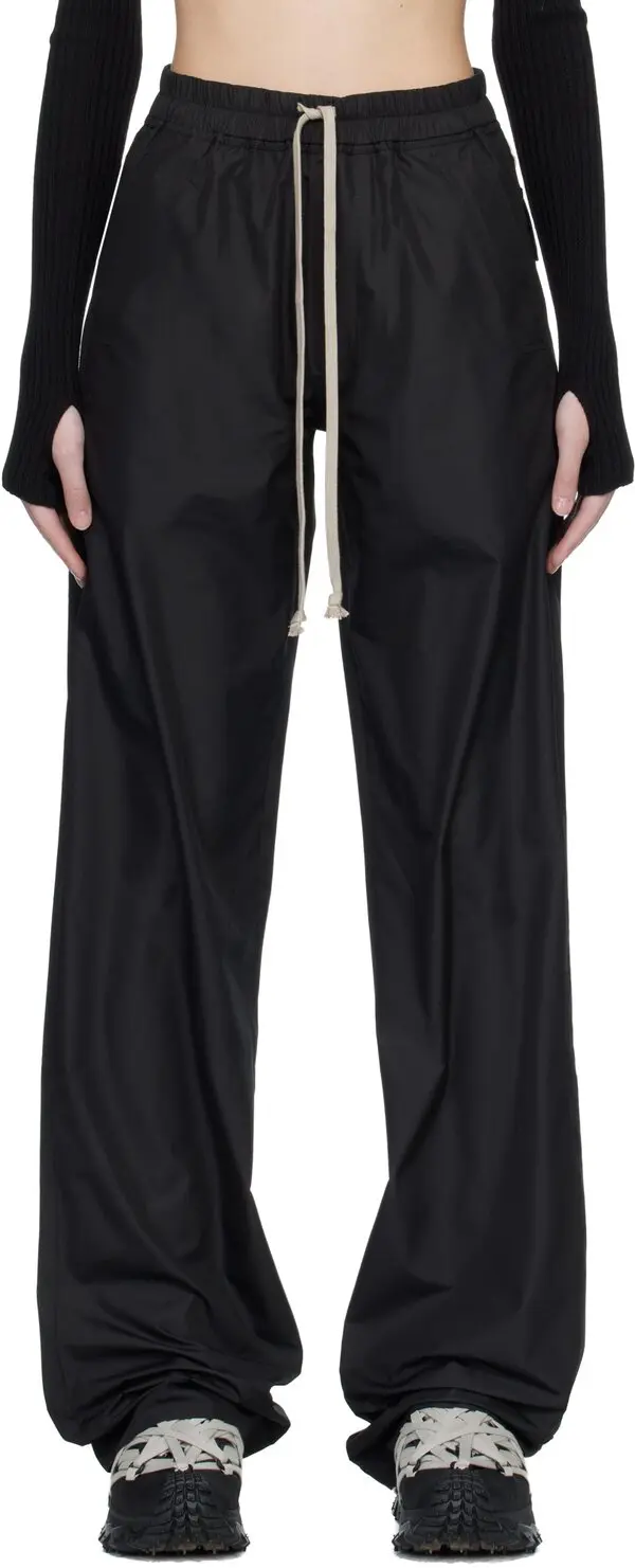 Moncler Rick Owens Drawstring Straight Leg Pants
