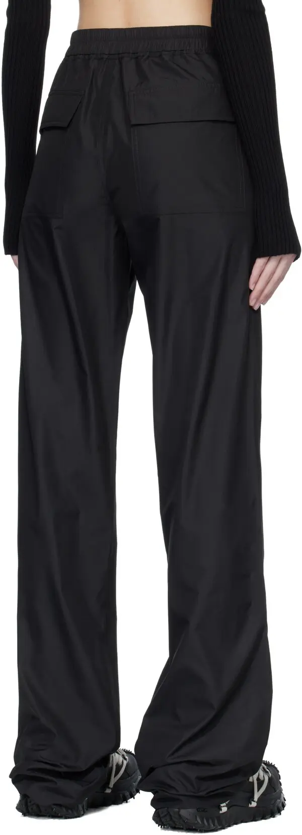 Moncler Rick Owens Drawstring Straight Leg Pants