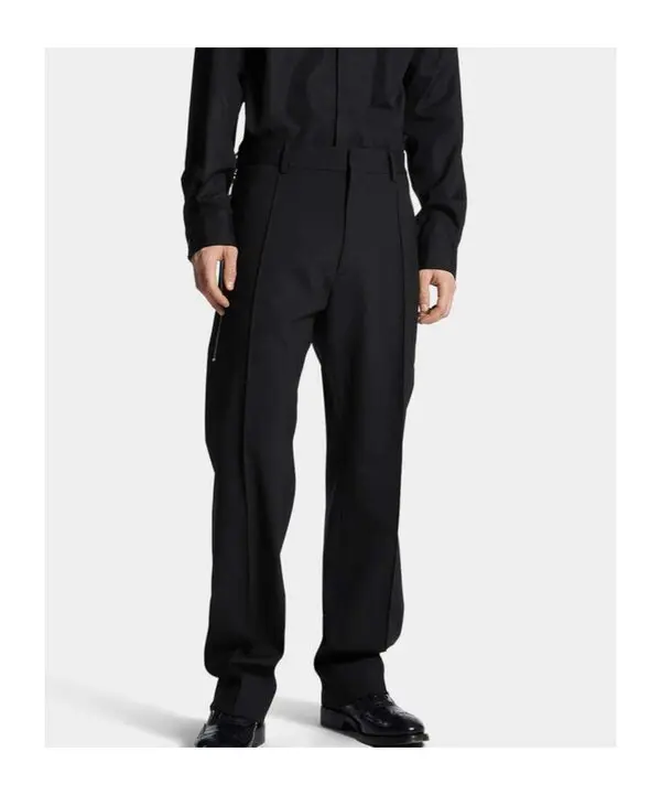 Dsquared2 Relaxed Fit Pants With Side Zip Detail